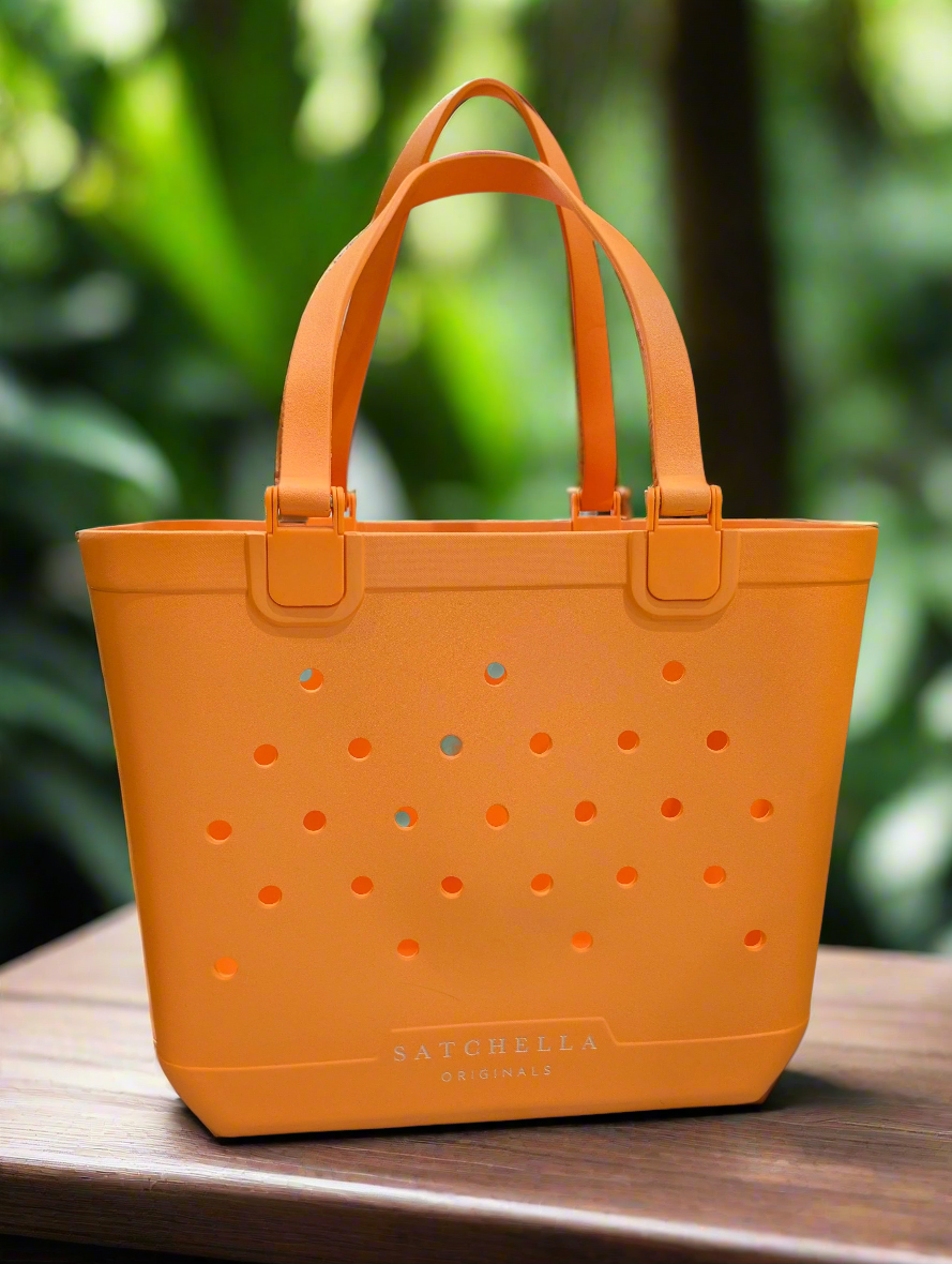 Large EVA Beach Tote - Orange – Zuri Collectives Australia